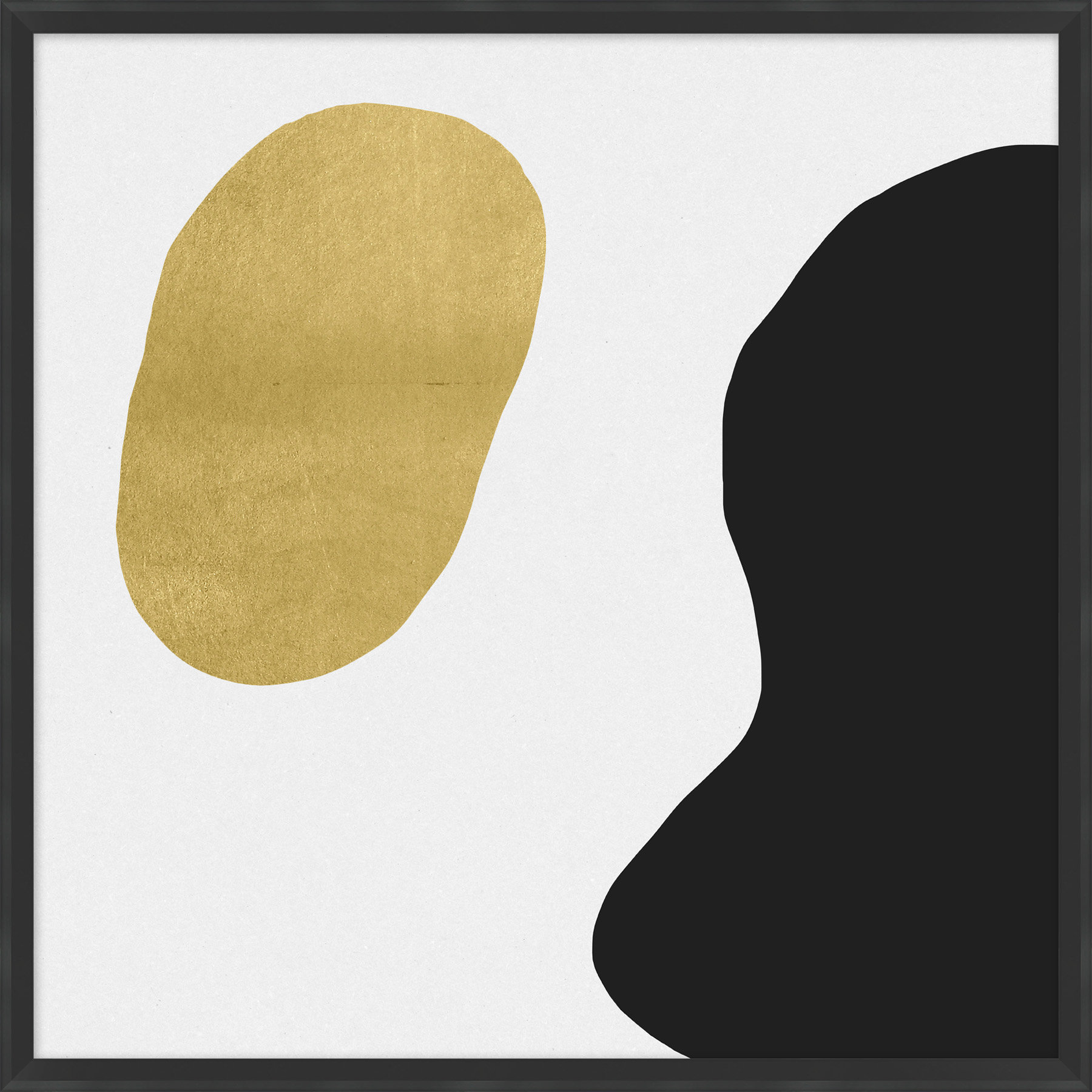 Wendover Art Group Gold Graphic 2 by Christopher Kennedy - Picture Frame Painting on Paper | Wayfair